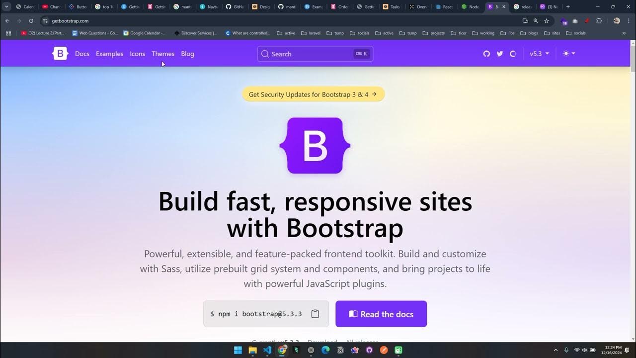 Introduction to bootstrap framework for beginners | class lecture | urdu/hindi | 16/12/2024 ...