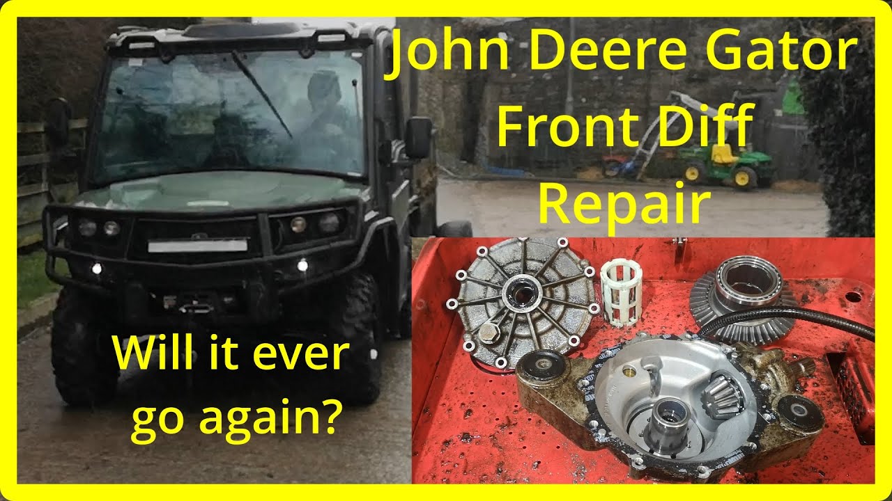 John Deere Gator Front Diff Repair - YouTube