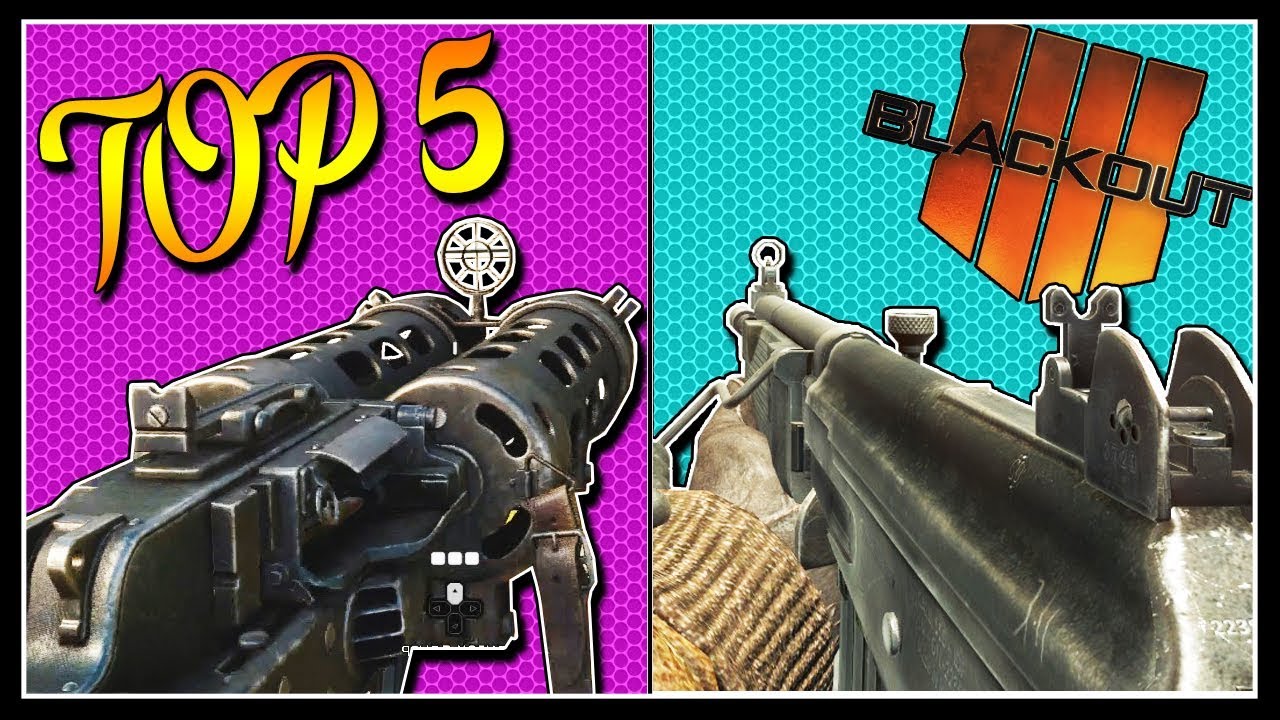 "TOP 5 BEST WEAPONS IN BLACKOUT" - (Call Of Duty Black Ops 4 Blackout ...