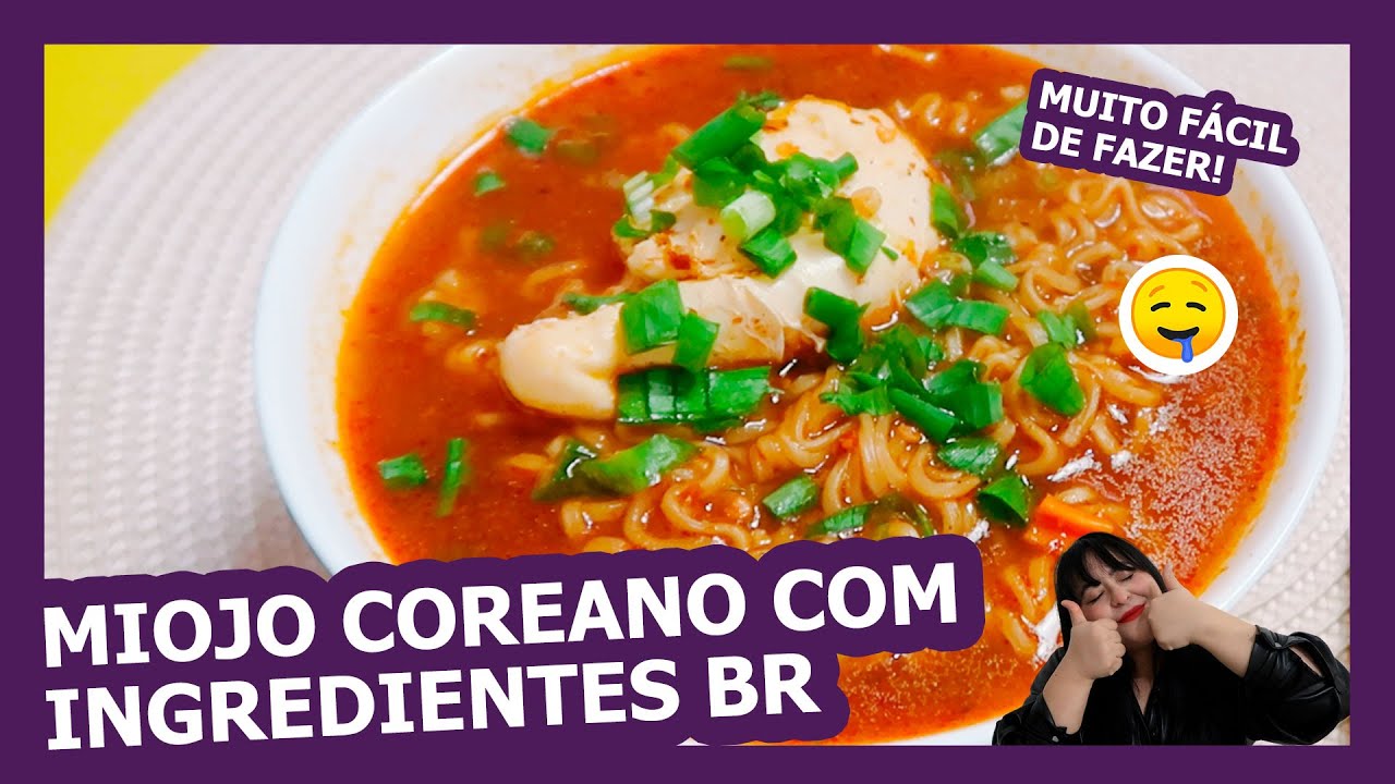 Como fazer MIOJO COREANO com INGREDIENTES BRASILEIROS - YouTube
