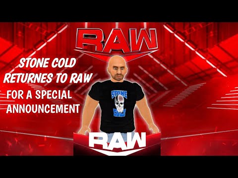 STONE COLD RETURNS TO RAW | WR3D - YouTube
