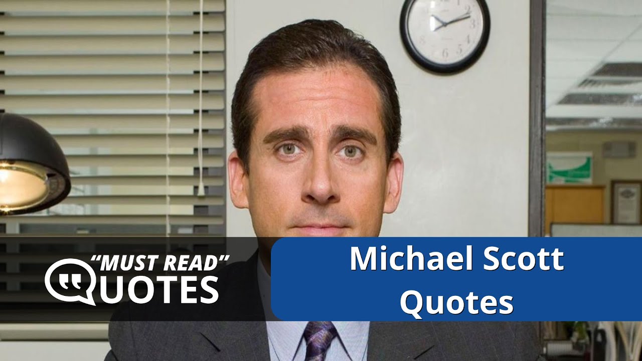 12 Hilarious Michael Scott Quotes To Make Your Day Merrier - YouTube