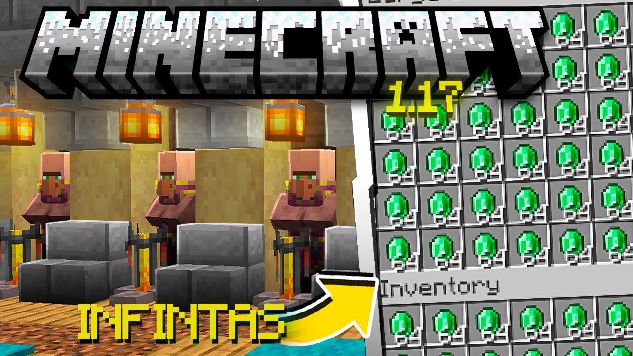 Farm De Esmeralda Infinita No Minecraft 1 17 Youtube