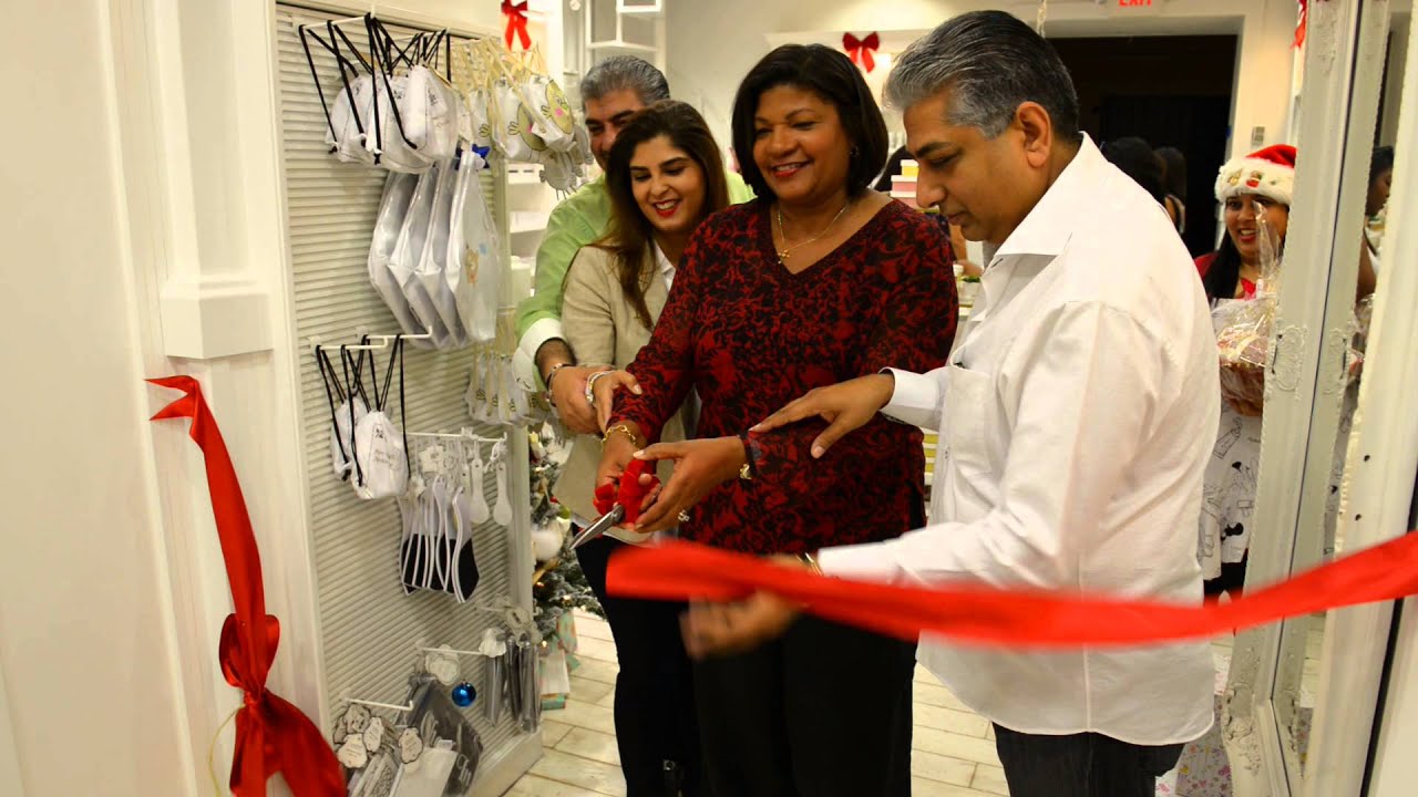 Laline St. Thomas Soft Opening with 1st Lady Cecile De Jongh - YouTube