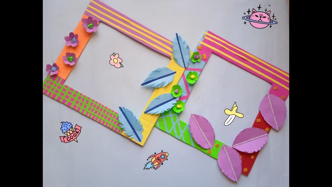 How to make a Selfie frame || Room Decor || Taani's Art and Craft - YouTube