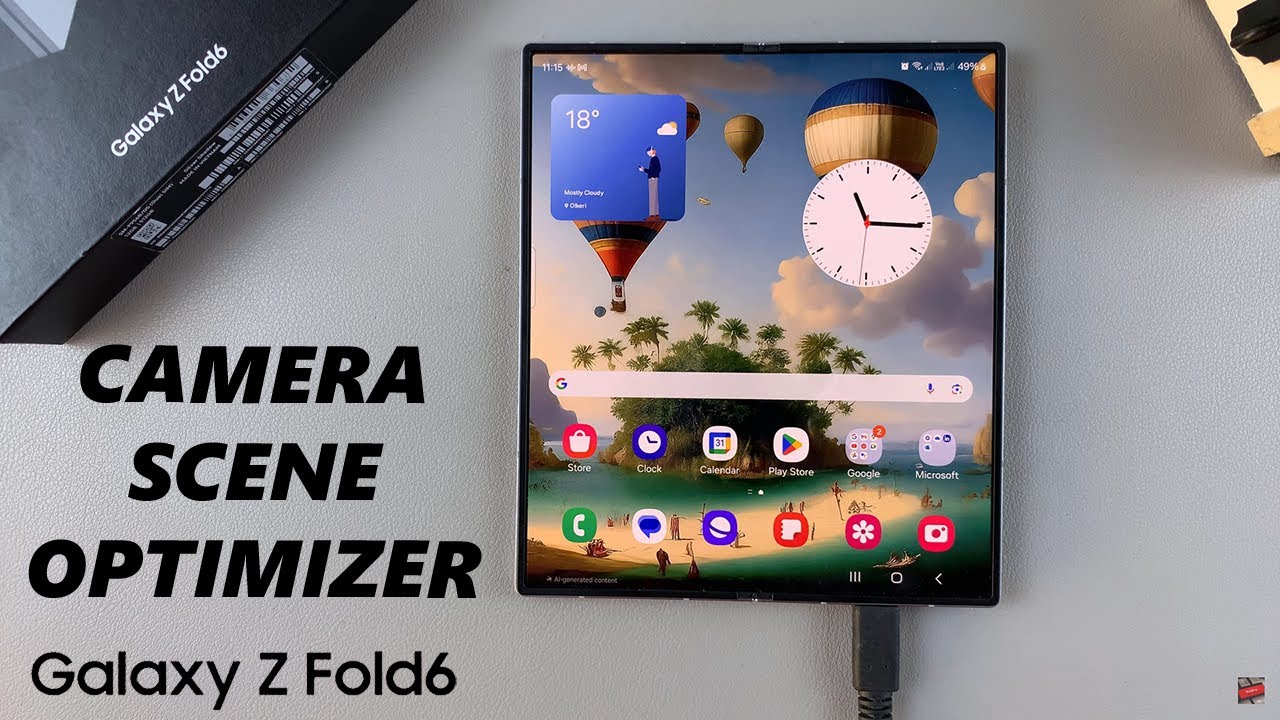 How To Enable / Disable Camera Scene Optimizer On Samsung Galaxy Z Fold ...