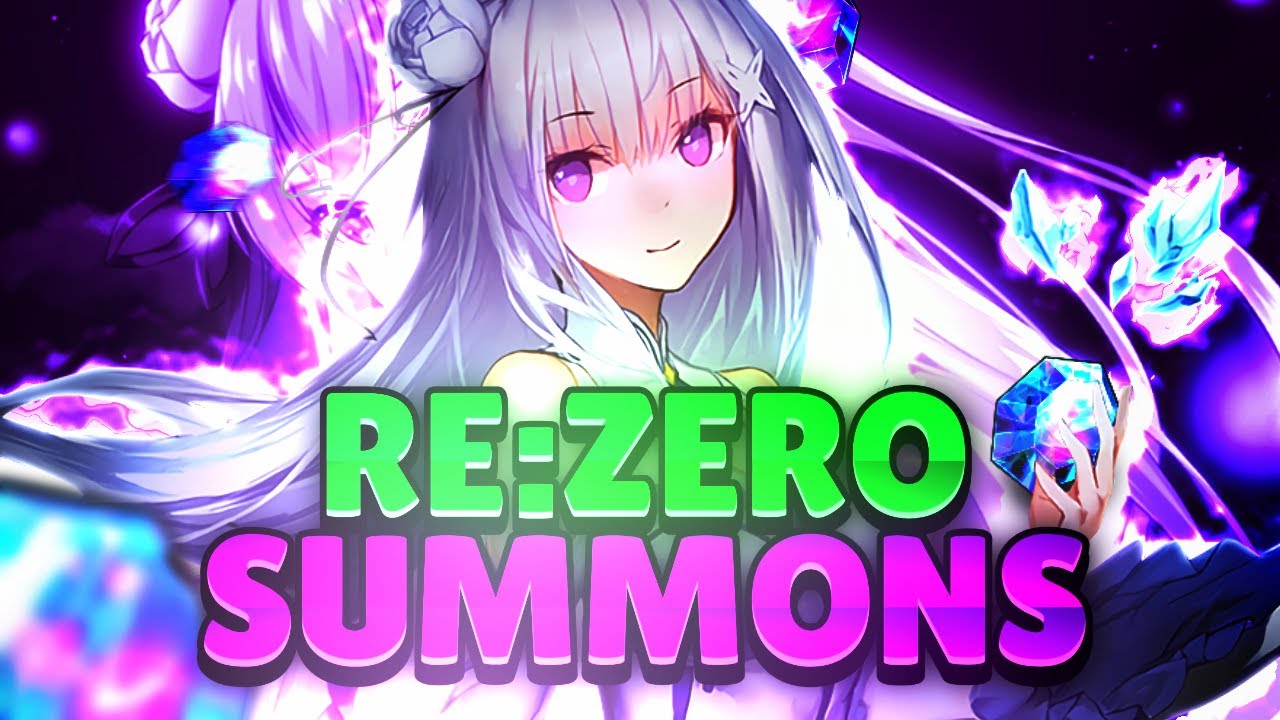 Grand Summoners Re:Zero Massive Summon - YouTube