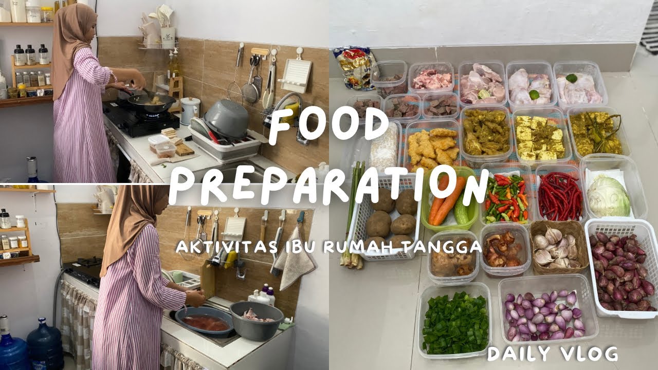 Daily Vlog‼️Food Preparation | Belanja Stok Mingguan di Awal Tahun 2024 | Aktivitas Ibu Rumah ...