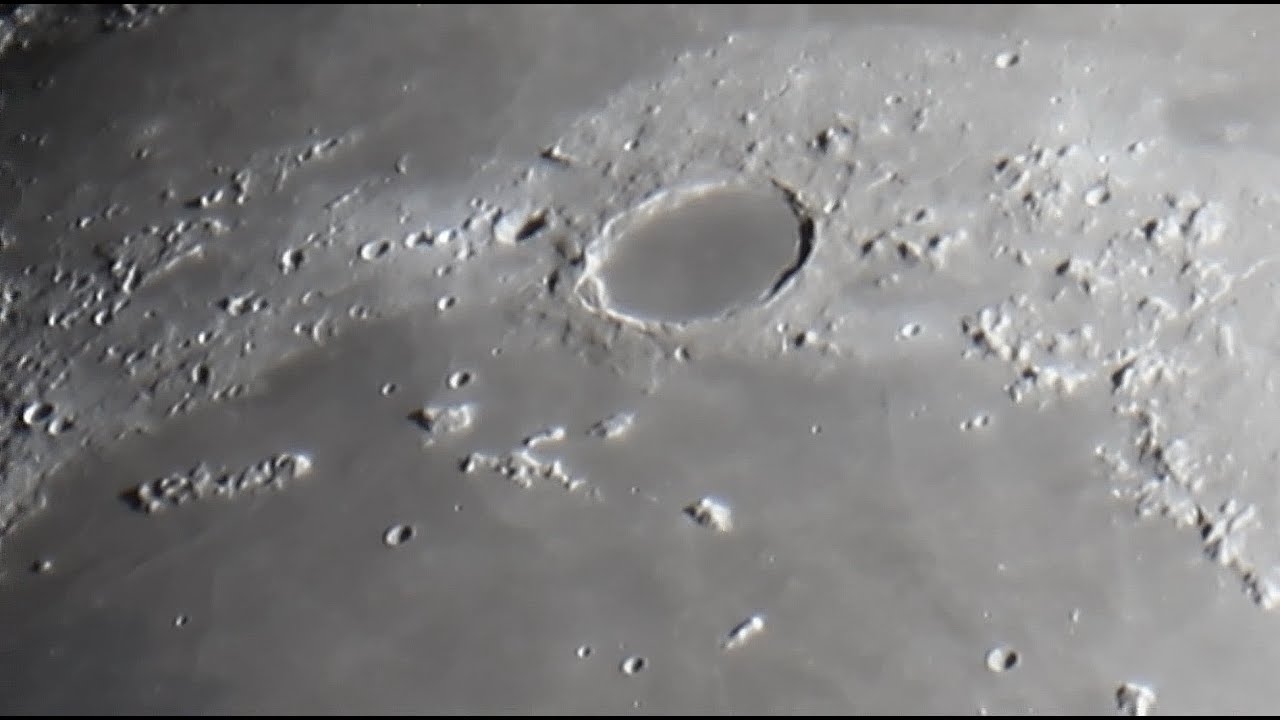 Moon Crater Plato HD - YouTube