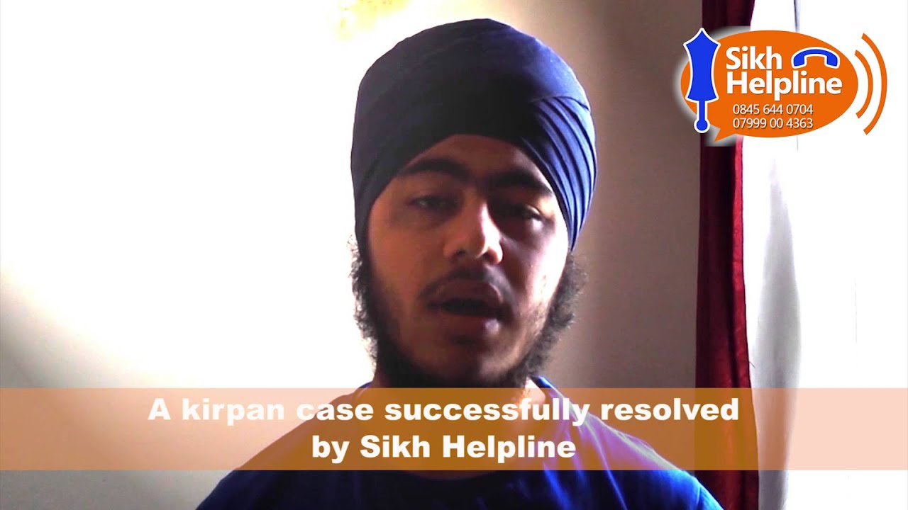 A kirpan case successfully resolved - Awnit Singh London - YouTube