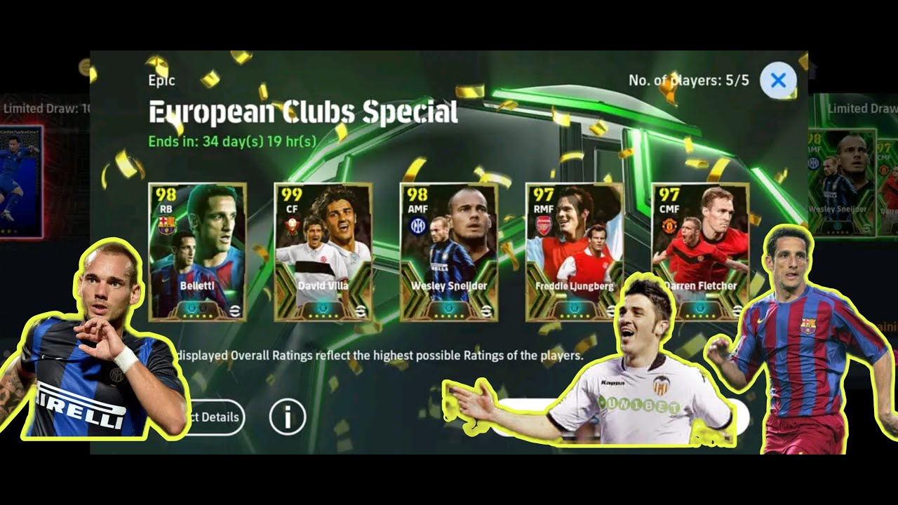 Gacha Epic European Clubs eFootball 2025 | Tes Hoki Akun Id ASAA 🔥🔥 ...