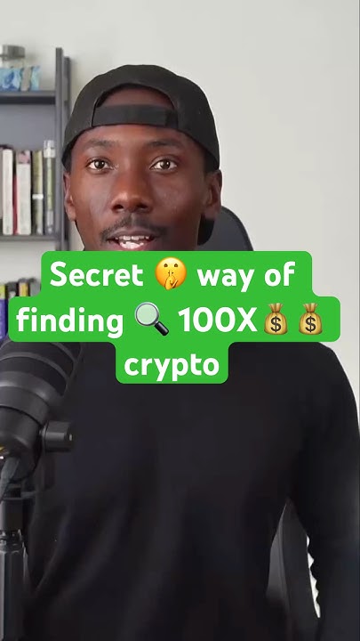 How I find 100X crypto - YouTube