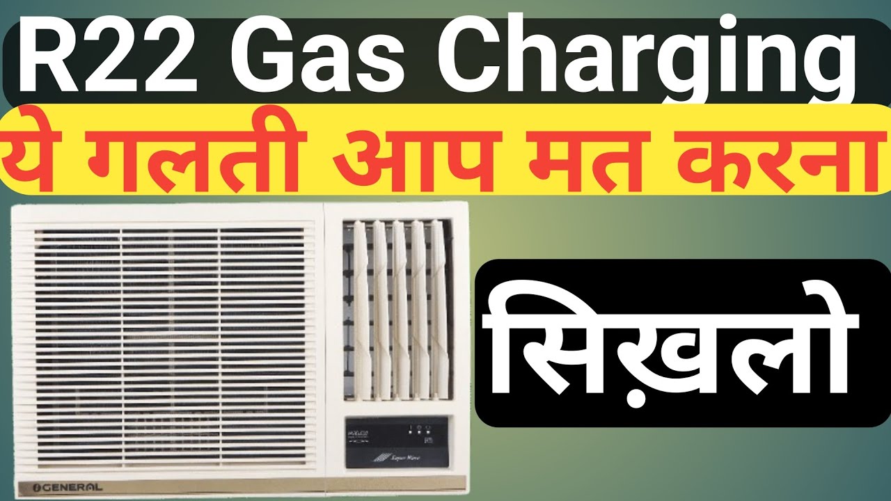 Window Ac Gas Charging Step By Step|R22 Gas Charging in Window Ac ...