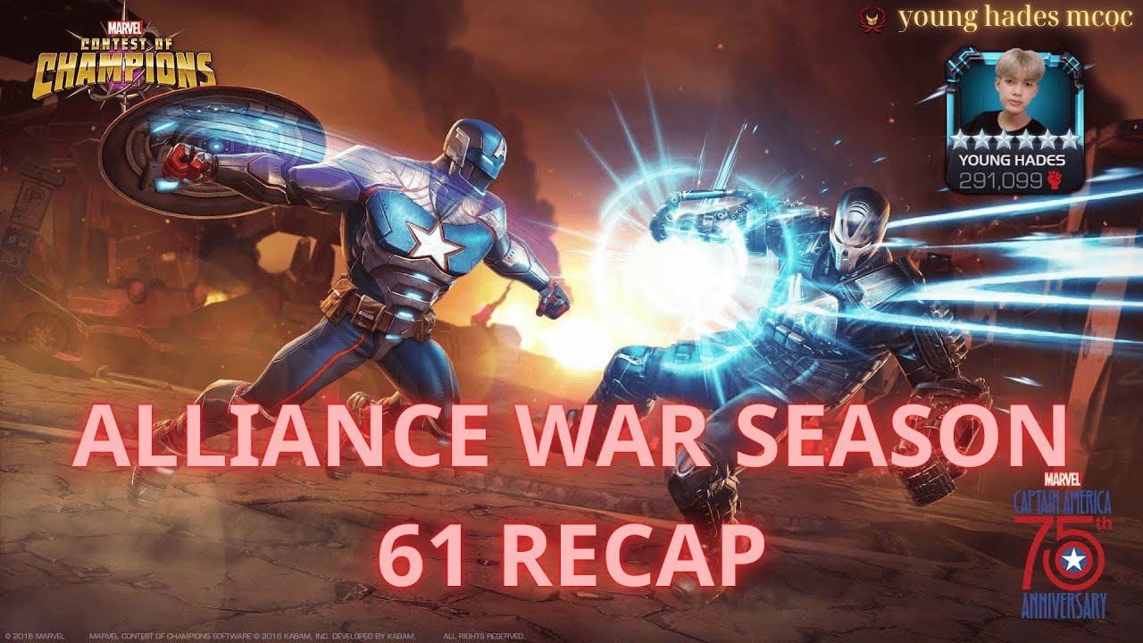 MCOC ALLIANCE WAR SEASON 61 - WAR #1 [CSTL1] VS [NwNwN] RECAP BUT I'M ...