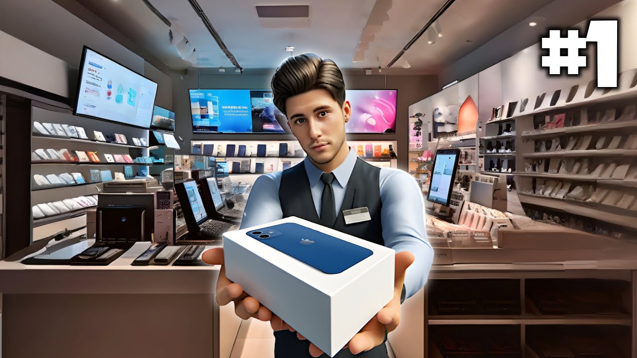 I Opened My Own Electronics Store in This Mobile Game - YouTube