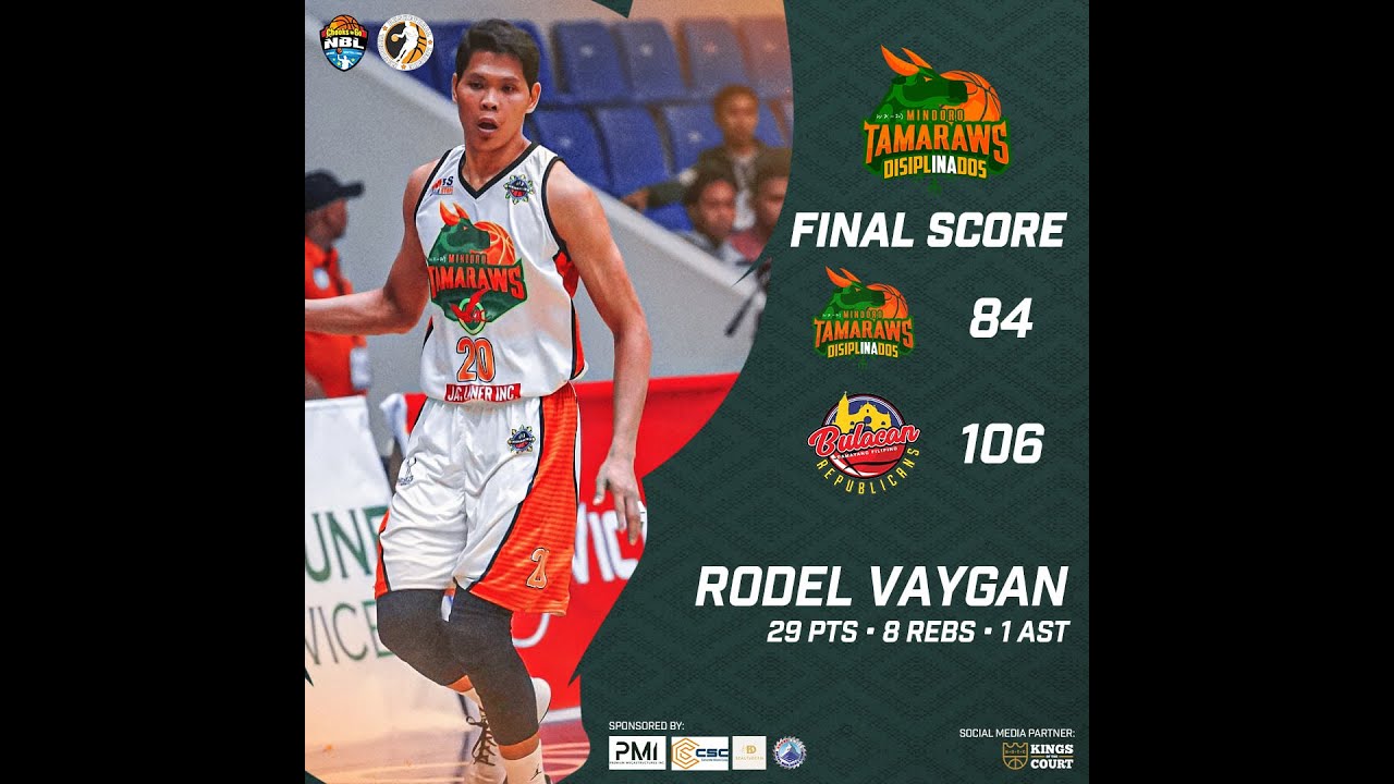 Rodel Vaygan Highlights Mindoro VS Bulacan - YouTube
