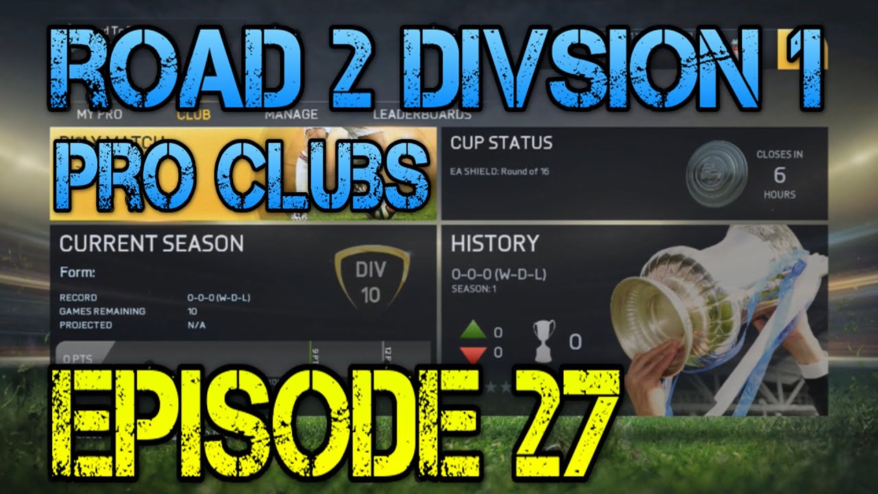 FIFA 15 Pro Clubs Road to Division 1 - Episode 27 THAT SHOT! - YouTube