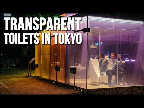 Transparent Toilets In Tokyo