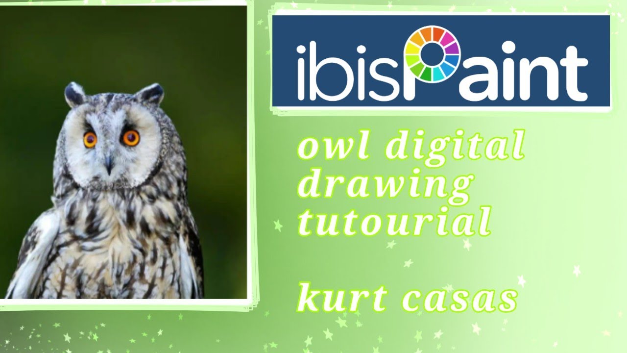 How to draw owl in ibis paint x for beginers - YouTube