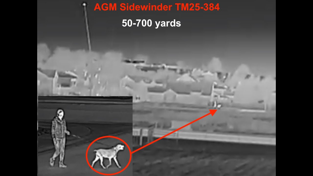 AGM Sidewinder TM25-384: Image Quality from 50 to 700 yards - YouTube