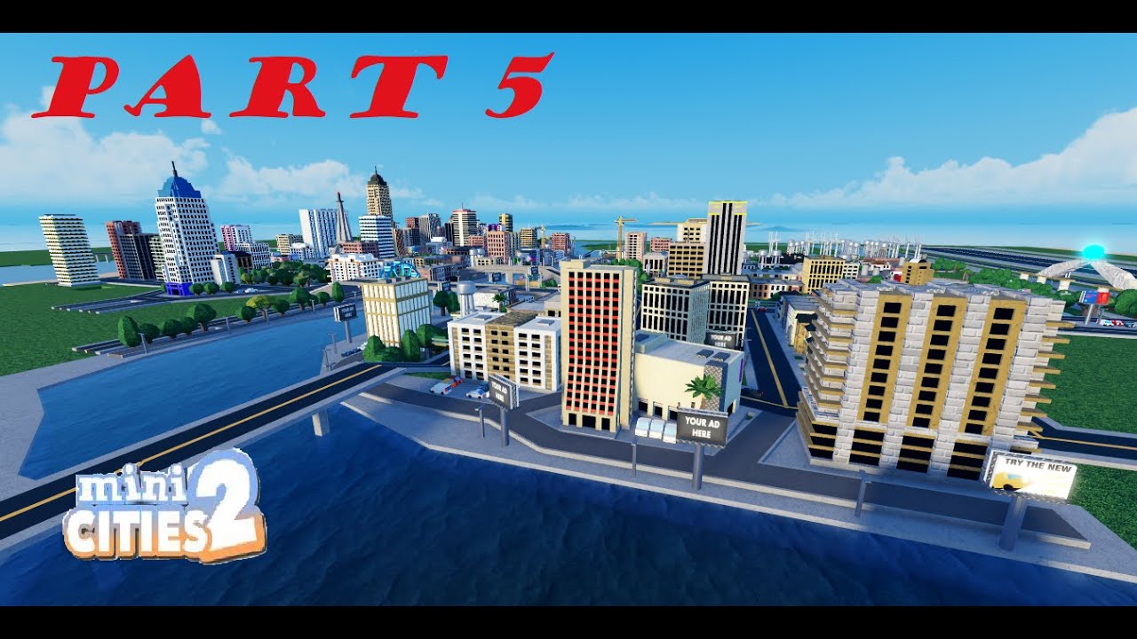 Building a realistic city in mini city 2 Part 5 #minicity #robloxcity # ...