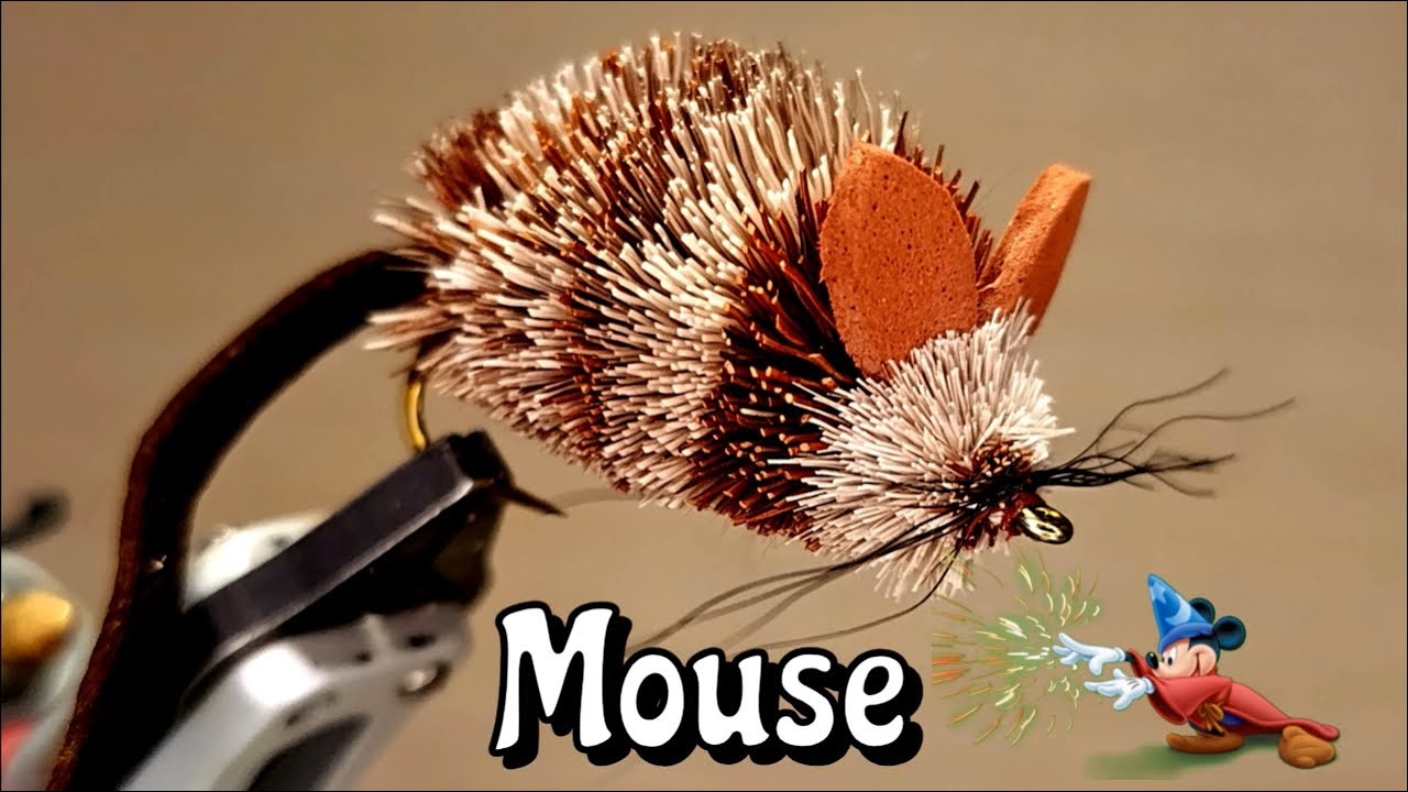 MOUSE FLIES , DEER HAIR FLY TYING 🐭 - YouTube
