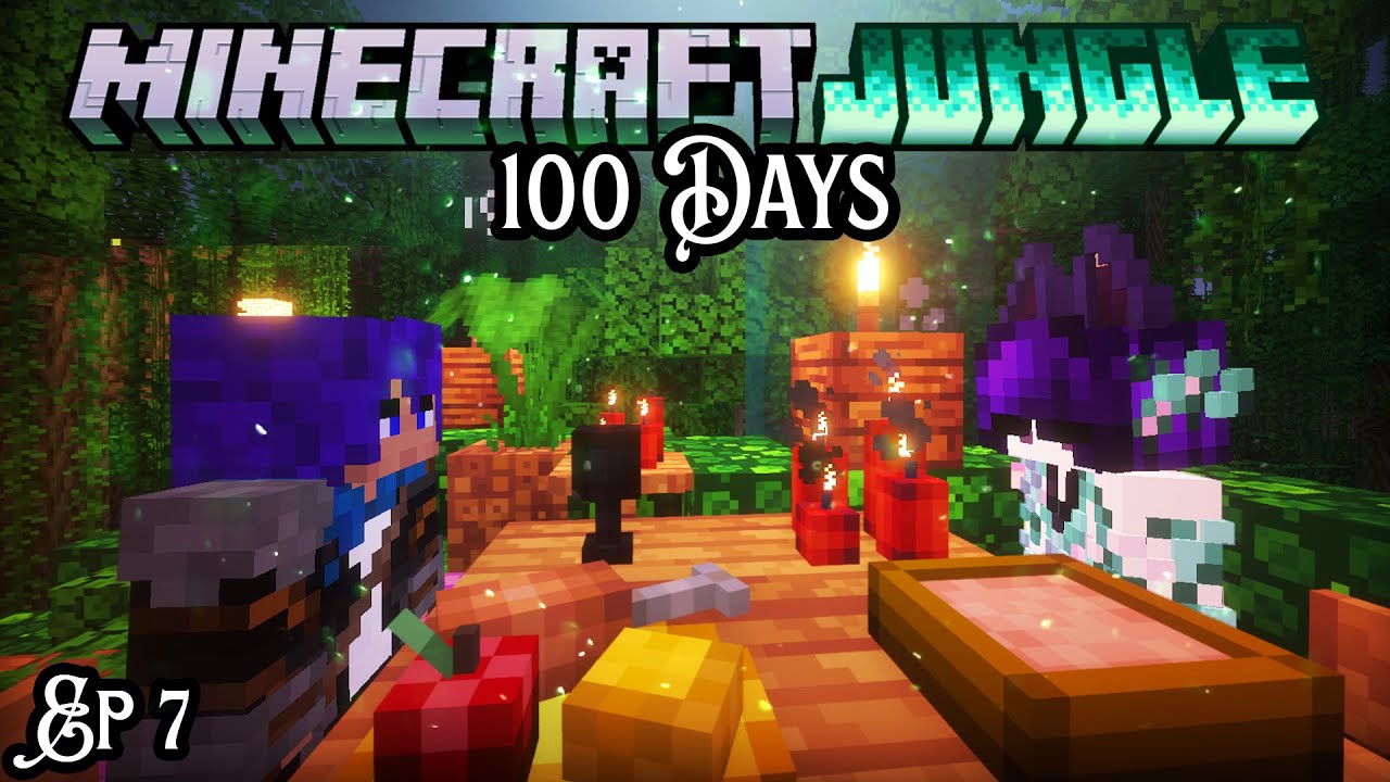 Double Date!🌴 Minecraft Twilight Jungle 100 Days Let's Play 7 - YouTube