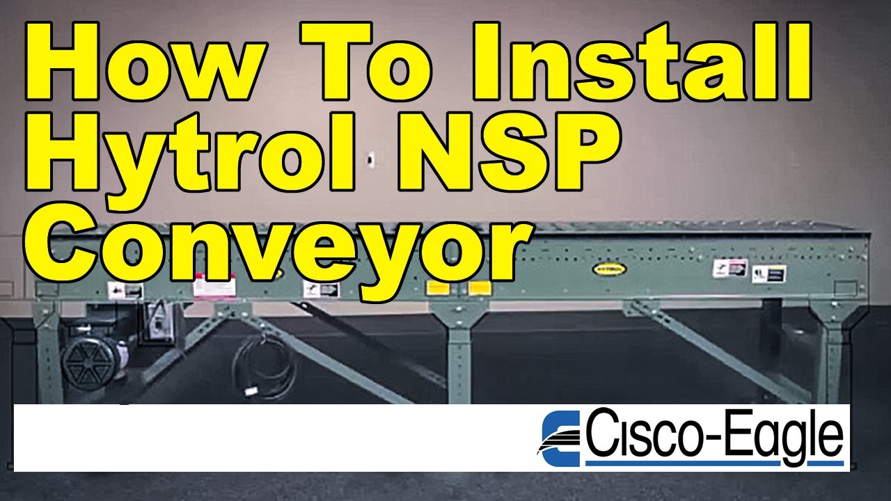 How to Install NSP Live Roller Conveyors - YouTube