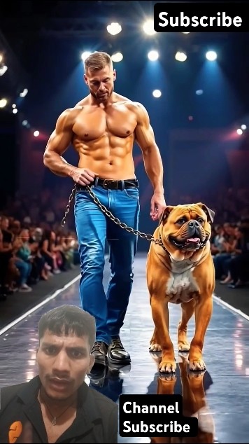 Mescular man performance a magic with strong dog 😱😱😱 #magic #wwe # ...