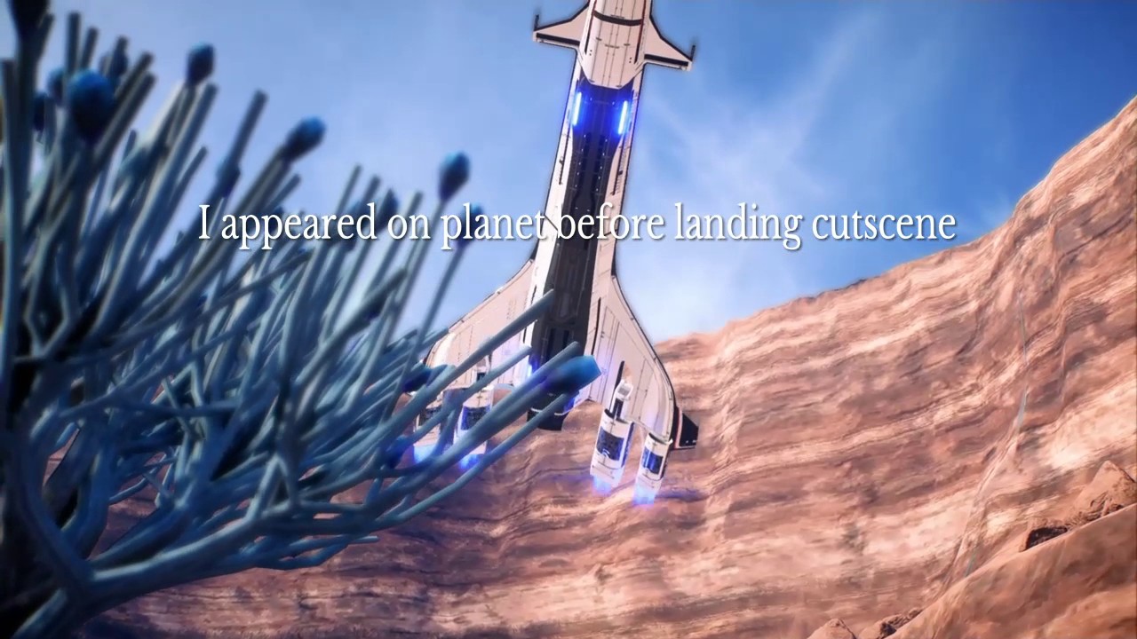 Mass Effect Andromeda planet landing bug - YouTube