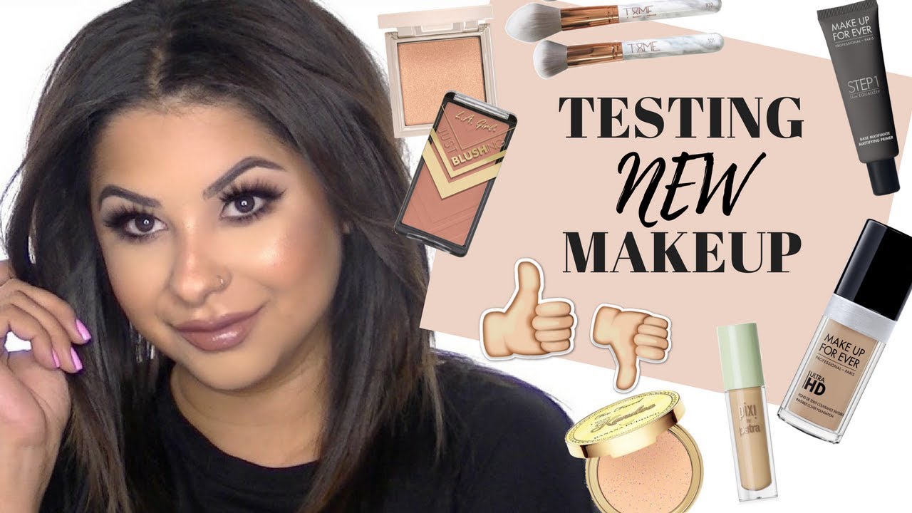 Testing NEW Makeup | Complexion Products - YouTube