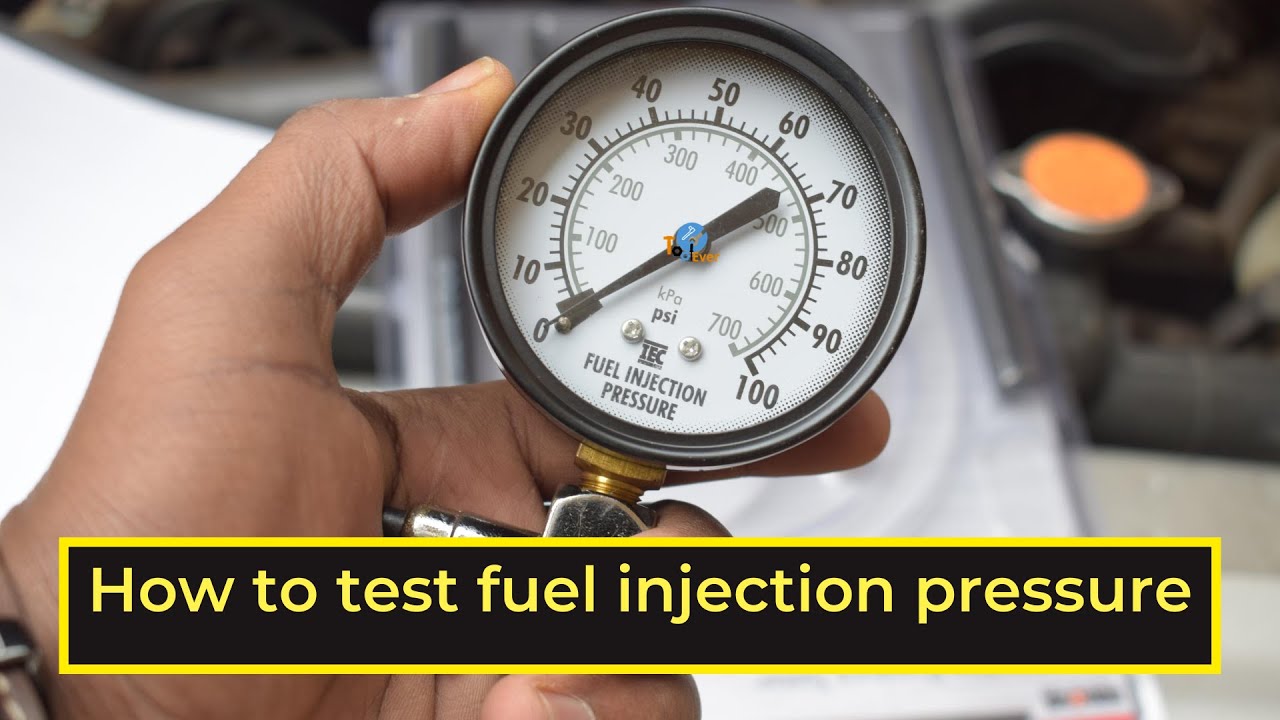 How To Check Fuel Pressure of Gasoline Engine | Using Innova Fuel ...