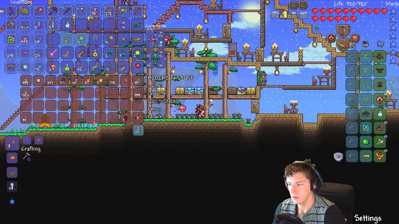 Terraria 1.3 Expert Let's Play Part 14!: MONEY TROUGH! - YouTube