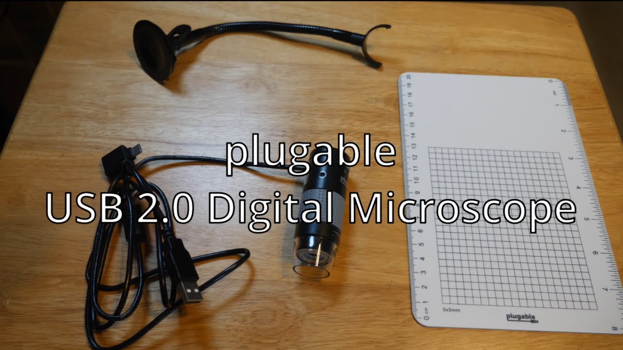 Checking out the plugable USB 2.0 Digital Microscope - YouTube