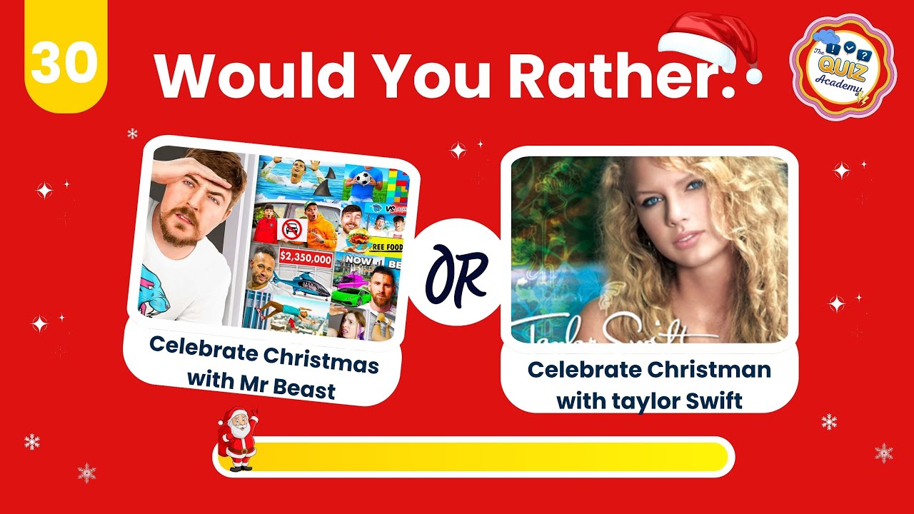 Would You Rather... | Christmas Edition?🎅🎄🎁 - YouTube
