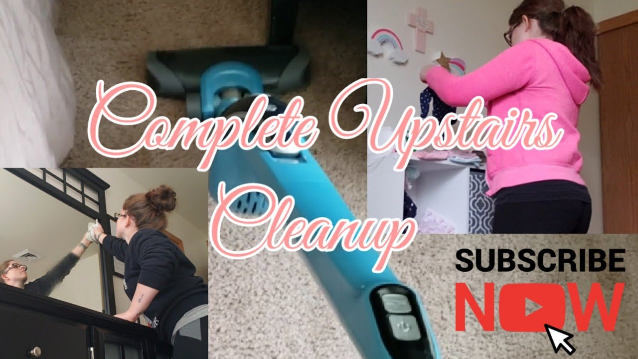 Upstairs Cleanup| Spring Cleaning| Declutter - YouTube