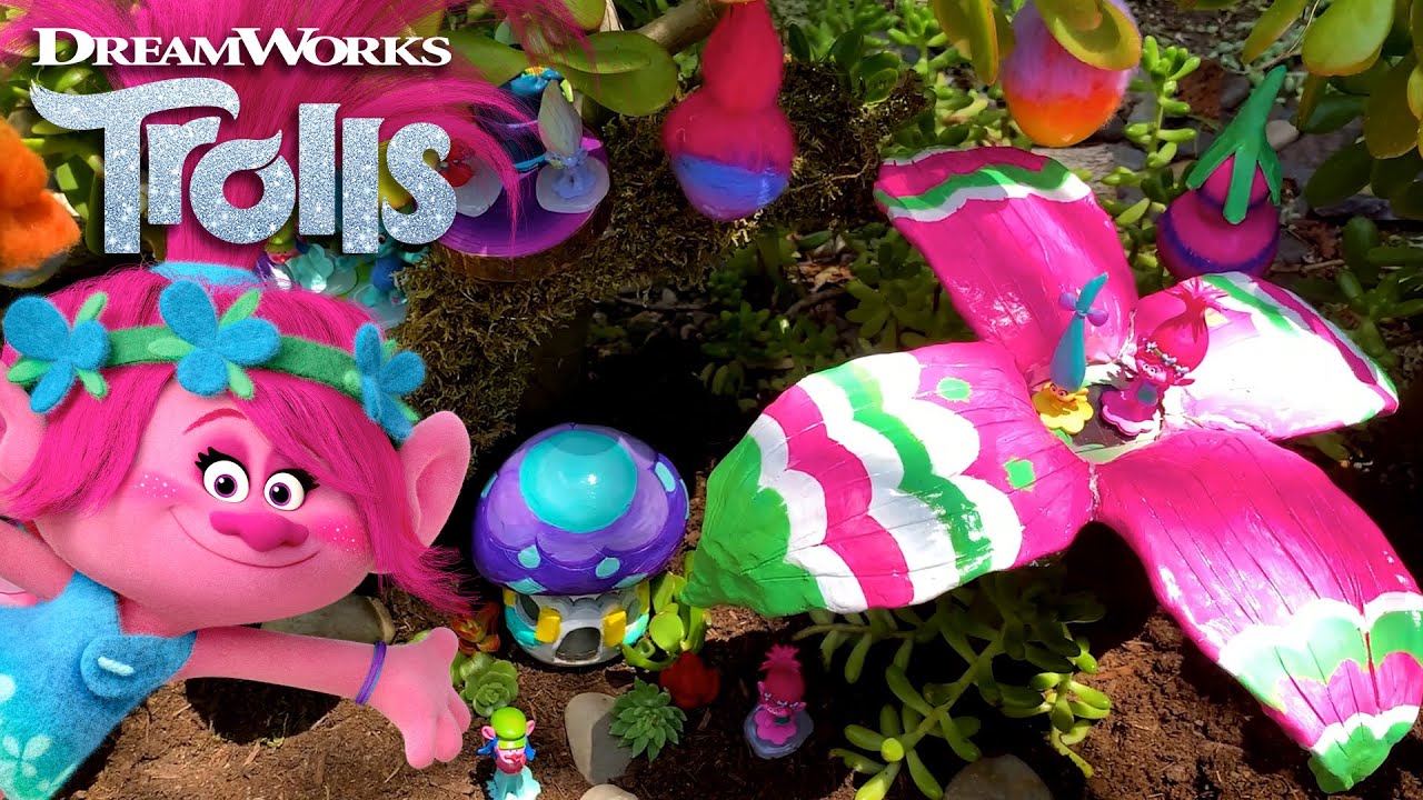 ¡Cómo crear un Mini jardín de Trolls en LA VIDA REAL! | TROLLS - YouTube