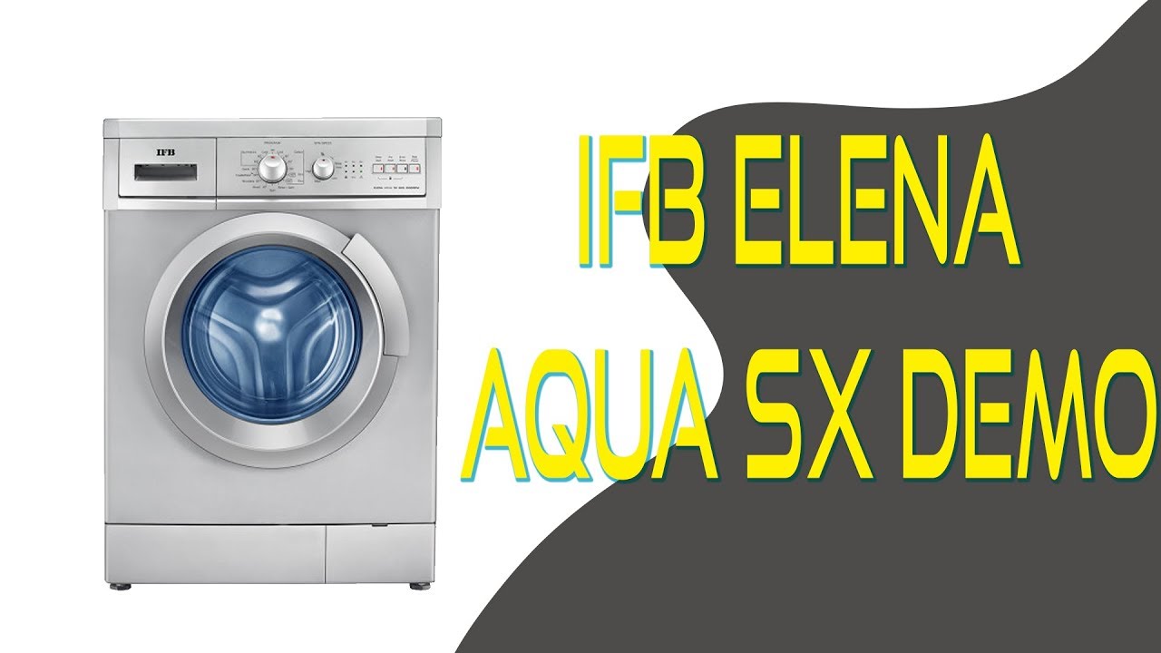 IFB Elena Aqua SX 6Kg washing machine working Demo - YouTube