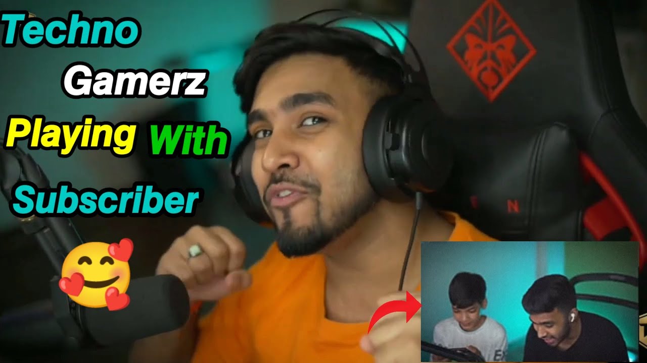 Techno gamerz playing games with subscriber on live - YouTube