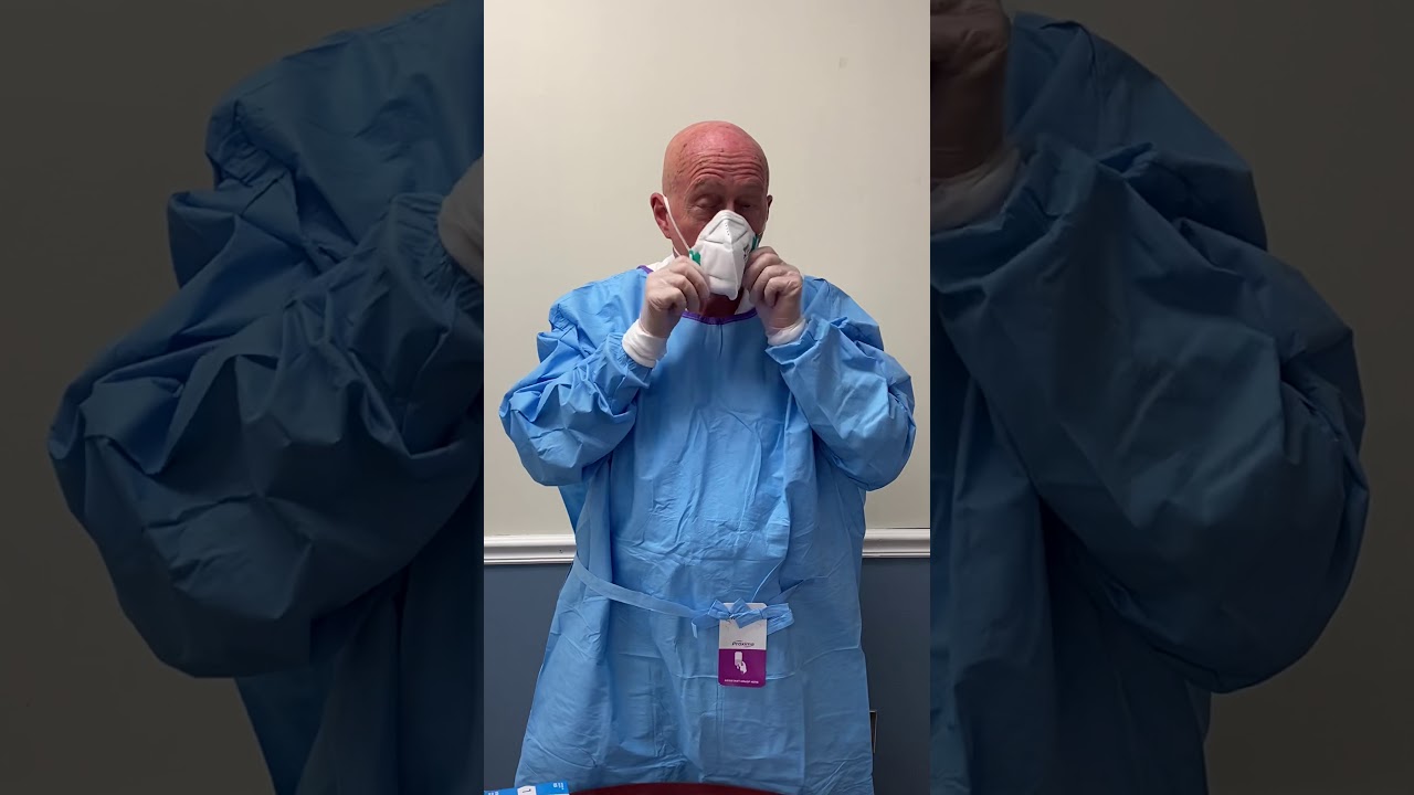 Proper ways to put on PPE - YouTube