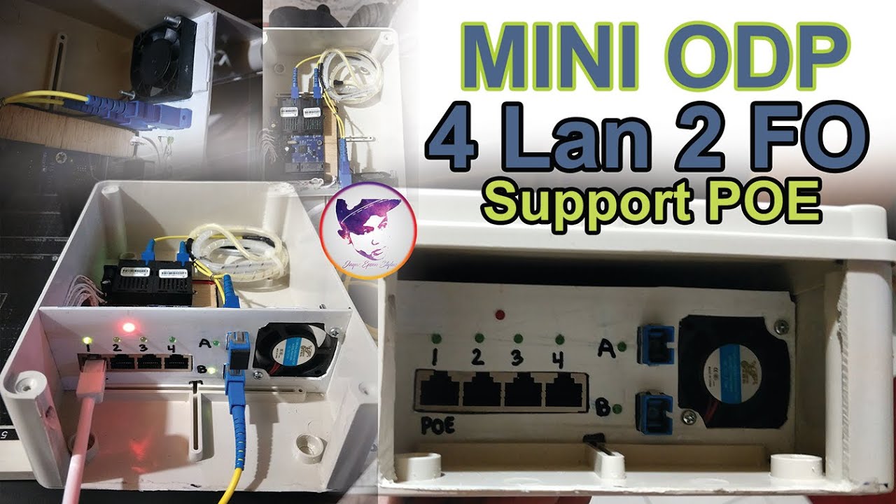MINI ODP 4 LAN 2 FO SUPPORT POE - YouTube