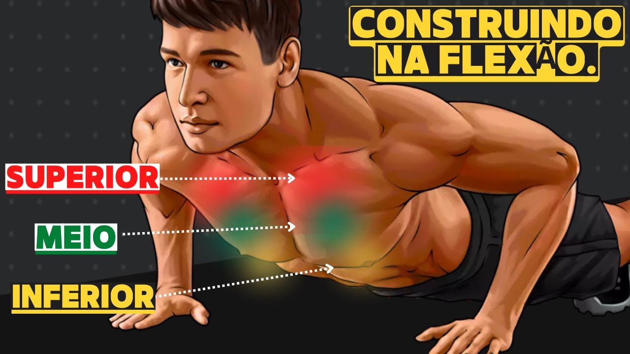 6 MELHORES FLEXÕES PARA CRESCER SEU PEITO ![ TREINO EM CASA ] - YouTube