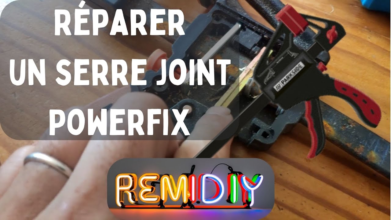 Réparer un serre joint rapide à cliquet de serrage powerfix Lidl - YouTube