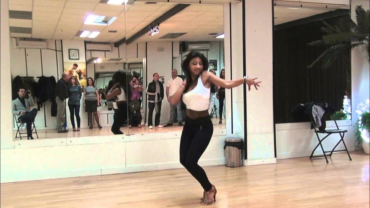 bachata lady style Deisy www.bailesurmadrid.com - YouTube