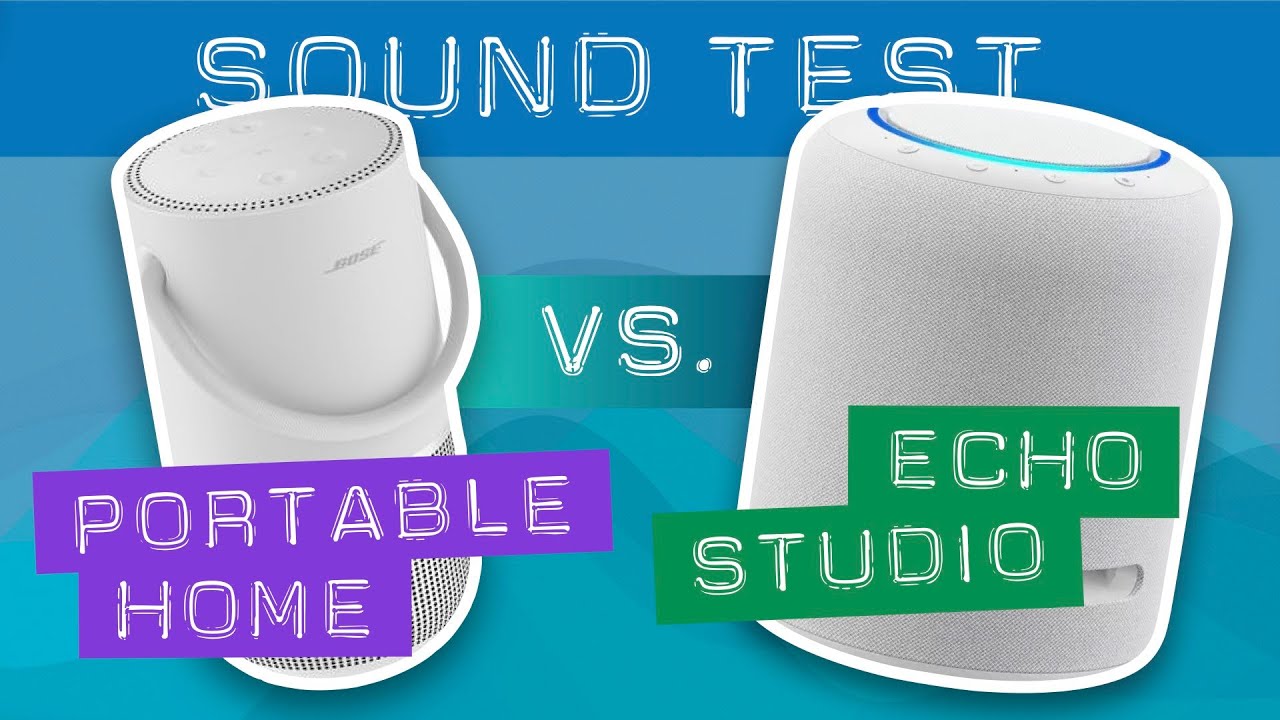 Bose Portable Home Speaker vs. Amazon Echo Studio. - YouTube