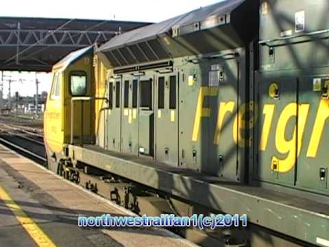 Freightliner class 70002 working an network rail stone train at ...