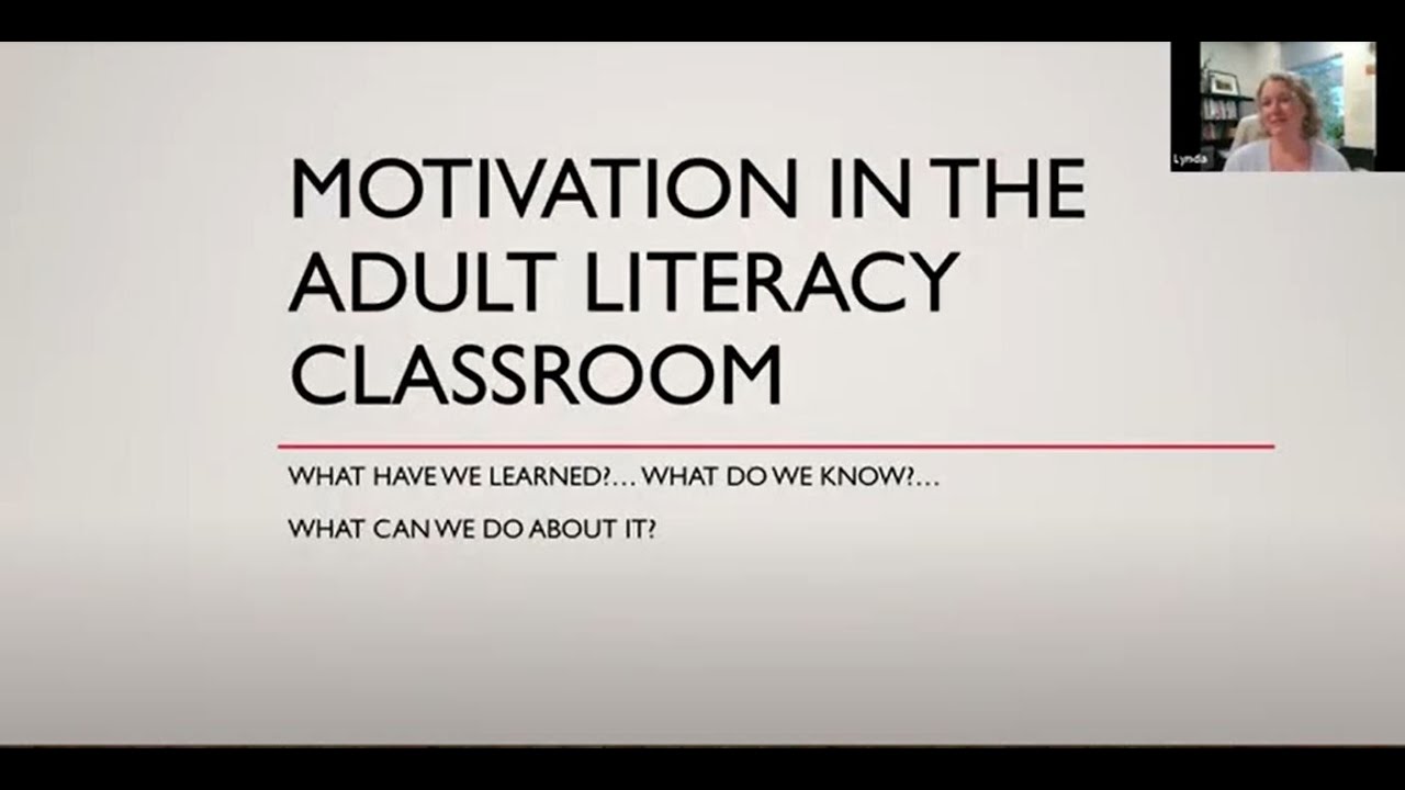 Motivating the Adult Learner -- What do we know? What have we learned ...