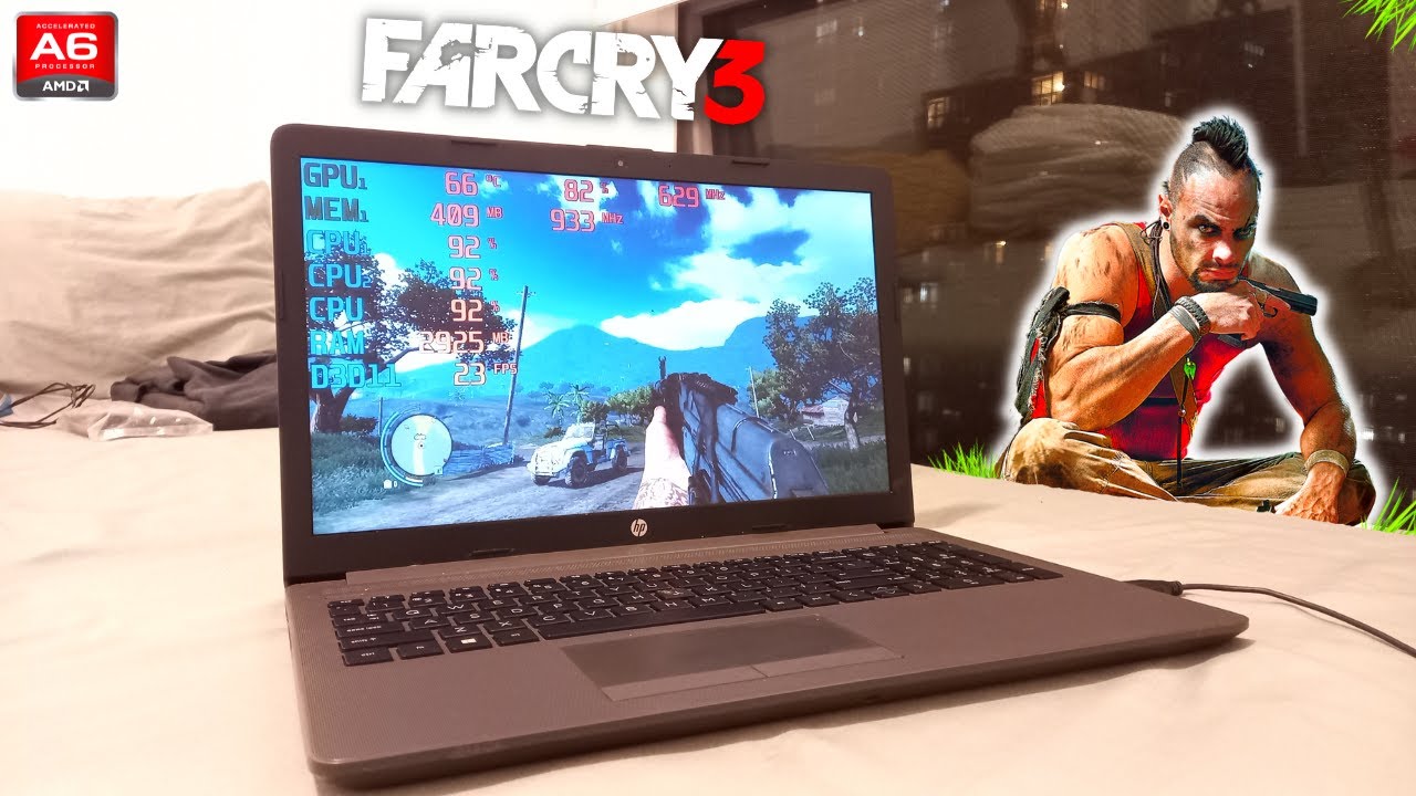 Far Cry 3 (AMD A6, Radeon R4 Graphics) Low End Laptop (512MB) - YouTube