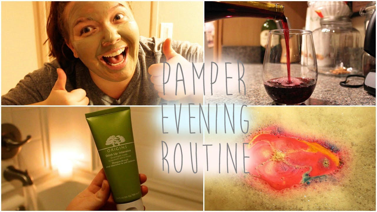 Pamper Evening Routine - YouTube