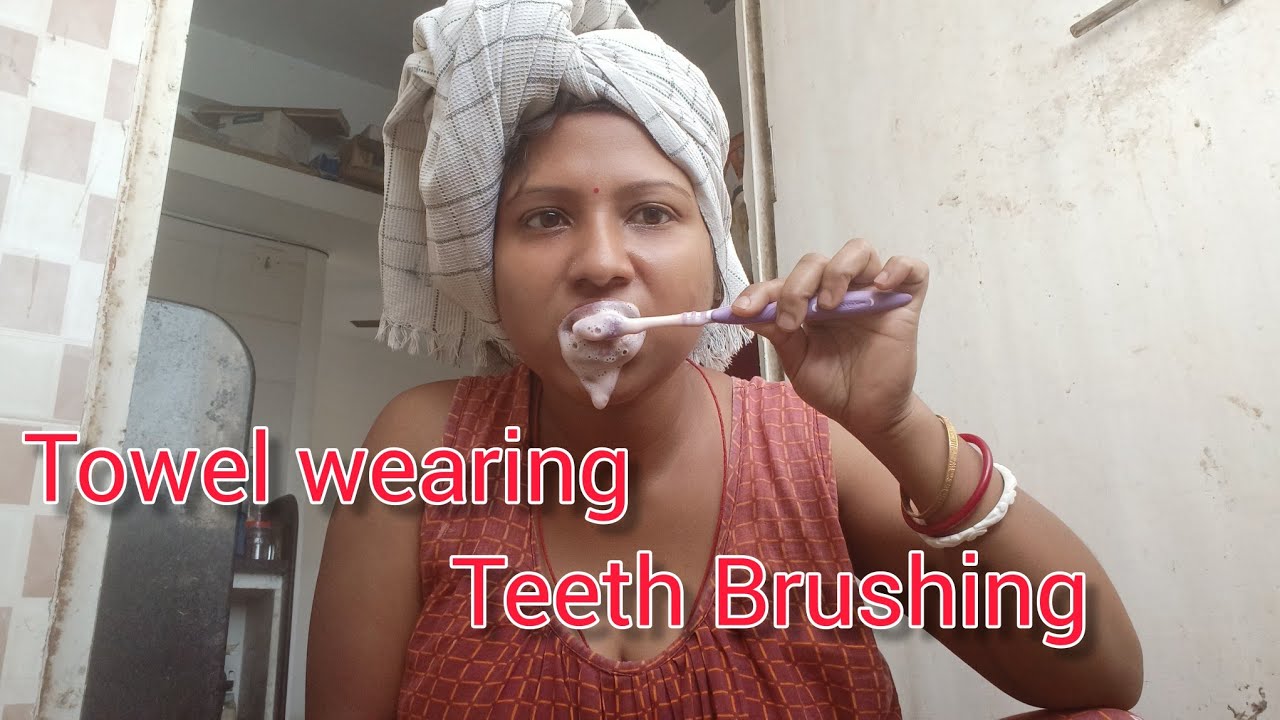 Towel Wearing &Teeth Brushing Challenge@Tasteofhome924 ...
